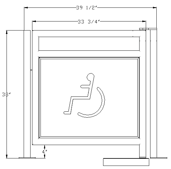 HANDICAP TURNSTILE GATE