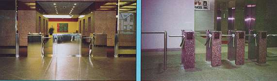 CUSTOM DESIGNS AND OPTICAL TURNSTILES